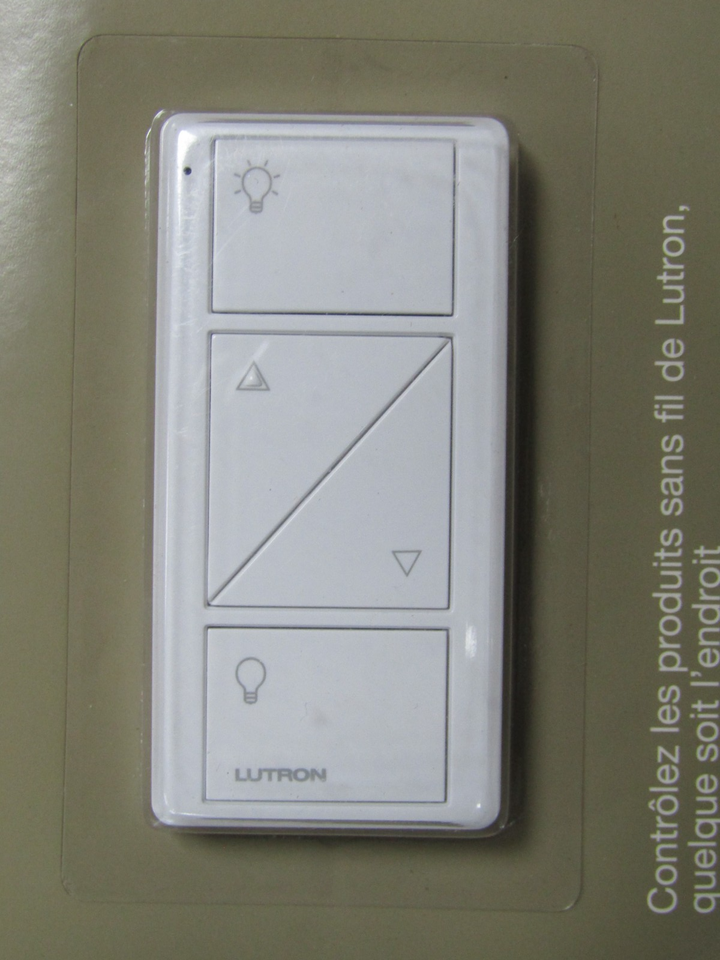 💥2) NEW LUTRON PICO 2 BUTTON RAISE/LOWER WHITE WIRELESS REMOTE CONTROL ...