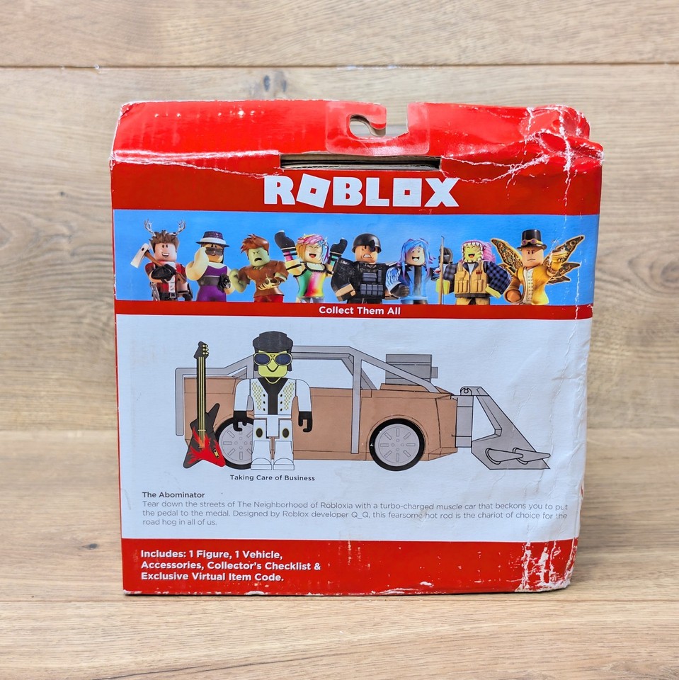 Roblox The Abominator Vehicle & Action Figure + Exclusive Virtual Item ...
