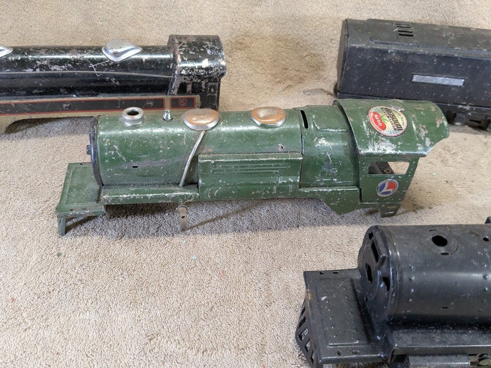 Vintage Prewar O Scale Lionel Steam Locomotive Shells Tender and Marx ...