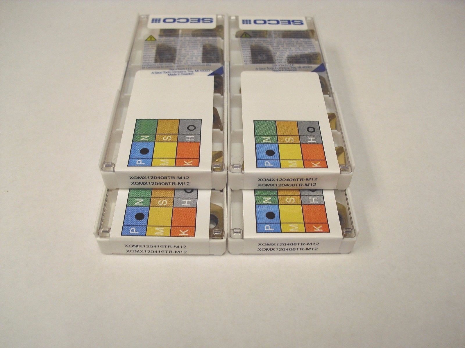 SECO Insert XOMX 120408TR M12 MP3000 **10PCS** Genuine | eBay