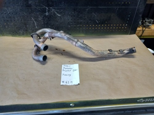 2001 YAMAHA RAPTOR 660 #63K OEM EXHAUST HEADER PIPE | eBay