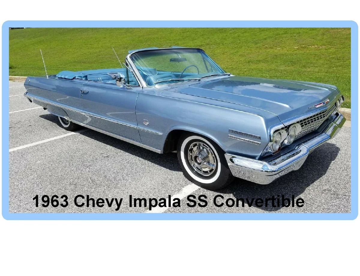 1963 Chevy Impala Ss Convertible