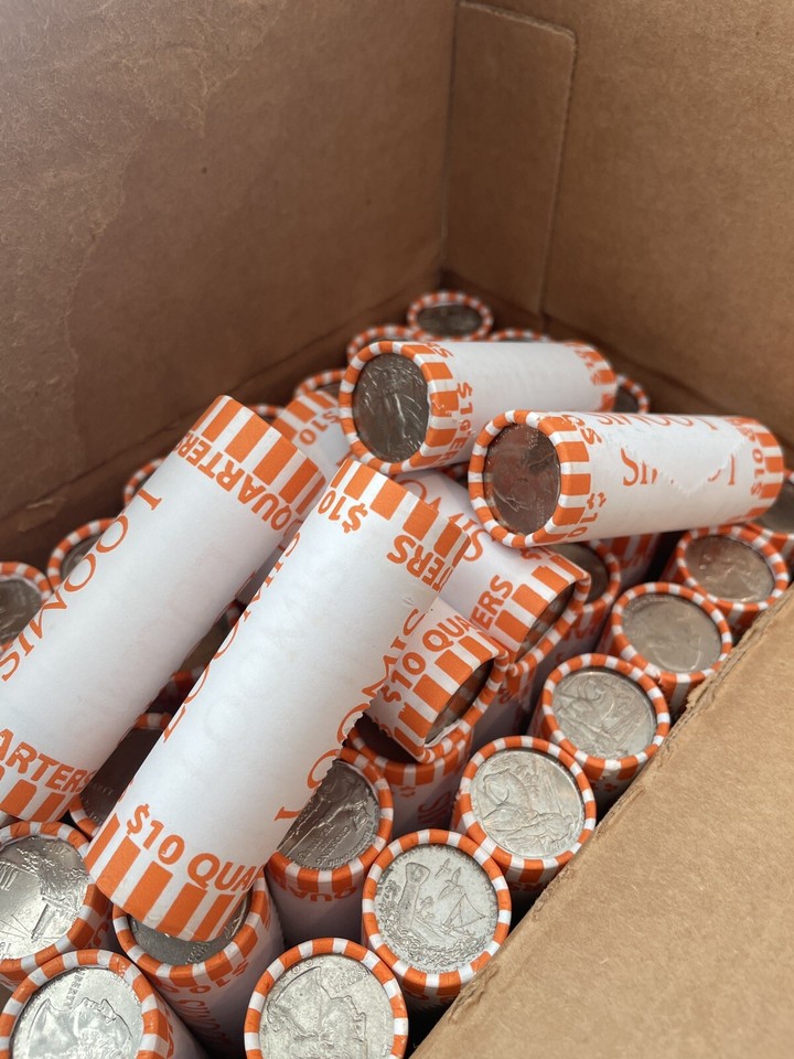 1 Roll of OBW Bank Sealed Quarters 40 coins ($10 FV) Loomis Brinks | eBay