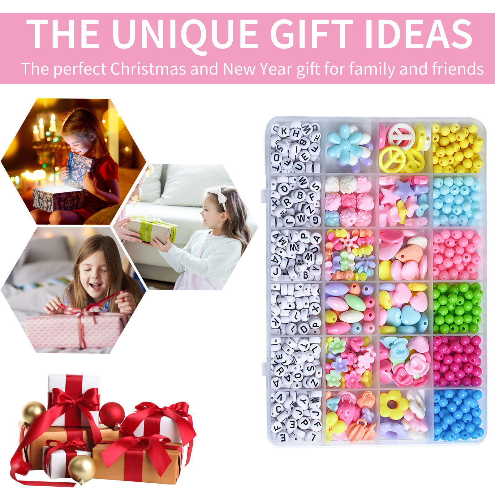 Bracelet Making Beads Kit Mixed Glass Beads DIY Jewelry Set (A) | eBay