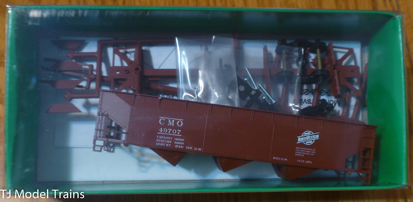 Bowser #691-11025 (Rd #49707) CNW/CMO CMO Numbers (70 Ton Offset Hopper ...