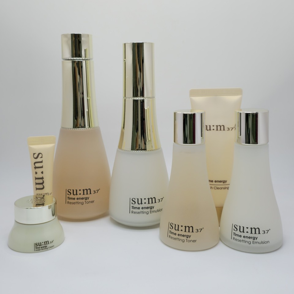 Sum 37 Time Energy Skin Resetting Duo set/Toner+Emulsion+Travel Kit/su ...