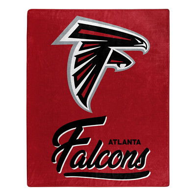 Atlanta Falcons 50" by 60" Plush Signature Raschel Throw Blanket - NFL ...