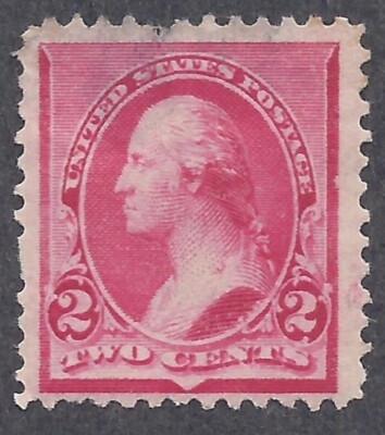 US STAMP SCOTT # 220 MH 2c -Washington - 1890 | eBay
