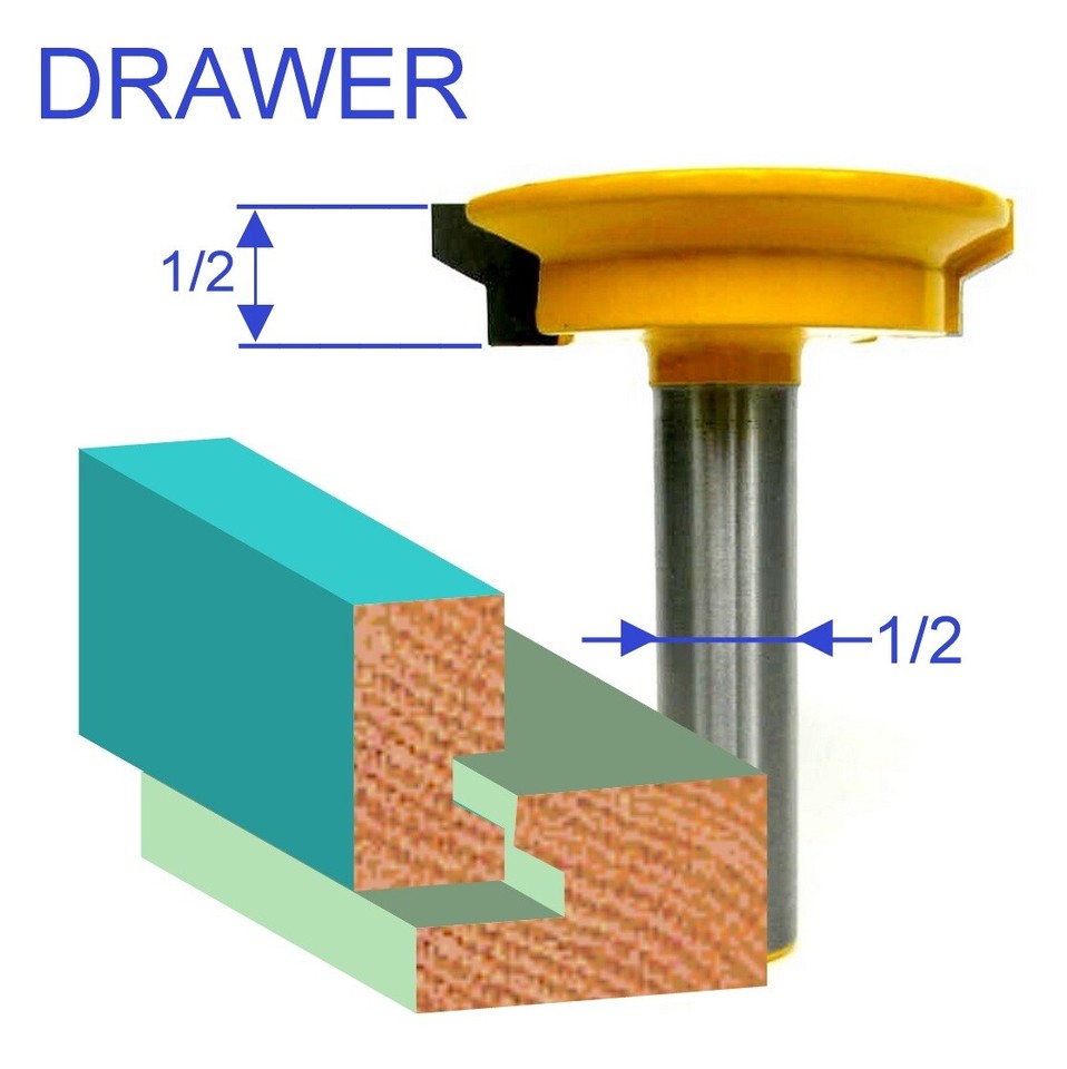 1 pc 1/2" SH Drawer Lock Joint Router Bit sct-888 | eBay
