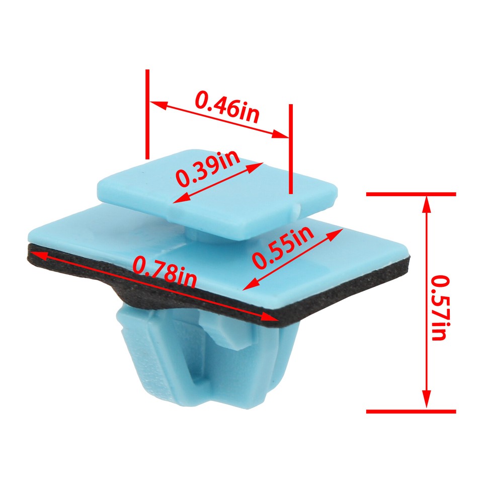 For Kia Hyundai 87756-1F000 Rocker Panel Retainer Moulding Clips Pack ...