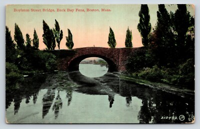 Boylston Street Bridge, Back Bay Fens, Boston, Massachusetts Early ...