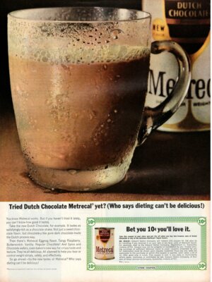Vintage advertising print FOOD Tried Dutch Chocolate Metrecal yet diet ...
