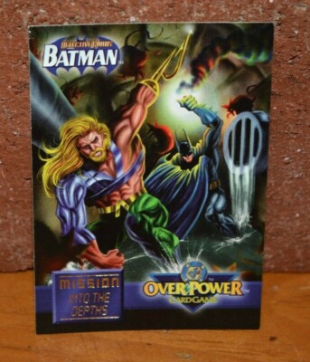 DC COMICS OVERPOWER TRADING CARD BATMAN / AQUAMAN 3 OF 7 | eBay