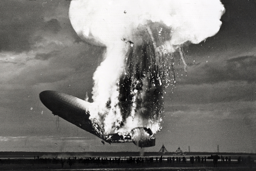 New 5x7 Photo: Ill-Fated Zeppelin LZ 129 Hindenburg Explosion ...