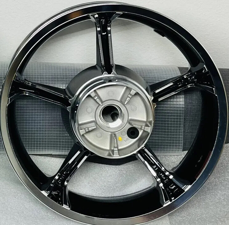 HARLEY Rear CVO LIMITED 18x5” TOURING CHROME BLACK WHEEL 2009-25 RIM ...