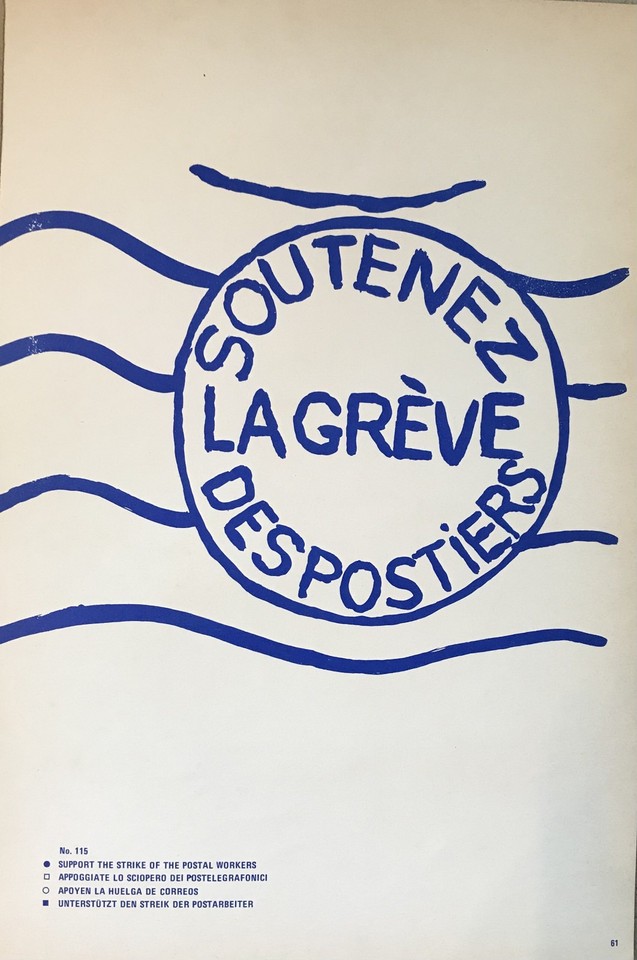 " POSTERS FROM THE REVOLUTION: PARIS, MAY 1968 " 1969 1ST SC POSTERS 11 ...