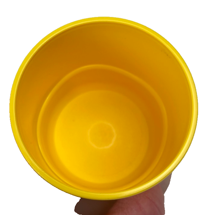 Tupperware 4 Tabletop Cups 7 oz. G Tumblers Vintage Primary Colors w ...