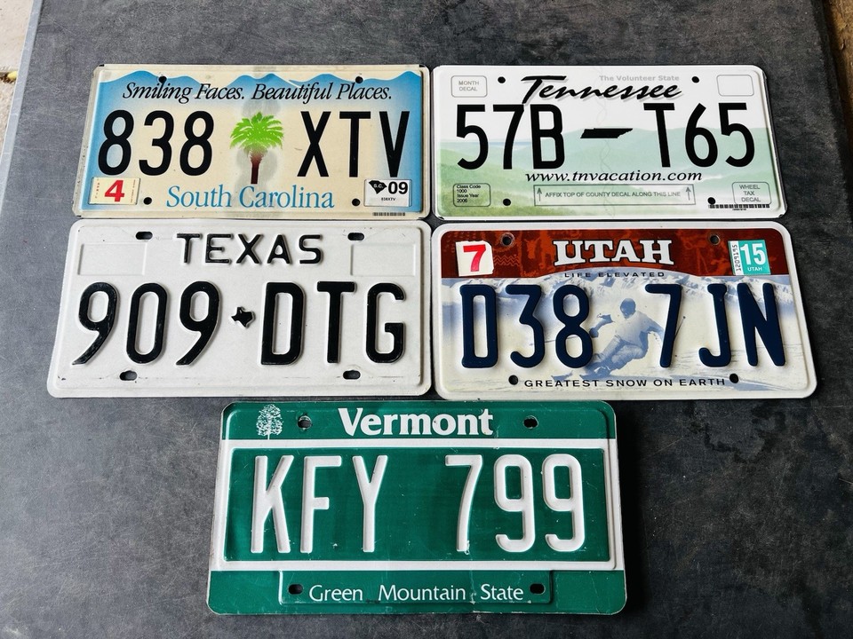 LOT OF 50 COMPLETE SET OF ALL UNITED STATES LICENSE PLATES——CHECK IT ...