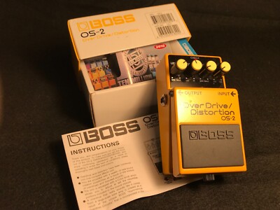 Boss OS2 Distortion Guitar Effect Pedal - Yellow 761294018293| eBay