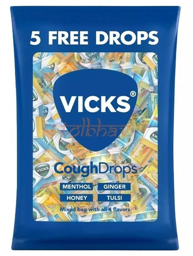 VICKS Cough Drops Candy for THROAT RELIEF | Menthol / Ginger / Honey ...