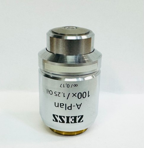 Zeiss A-Plan 100x/1.25 Oil Infinity Corrected Microscope Objective Lens ...