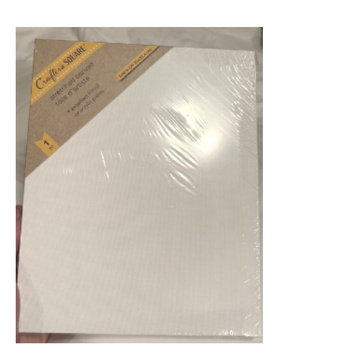 Crafter's Square Stretched Canvas 100% Natural Cotton Canvas- 8x10- 8 ...