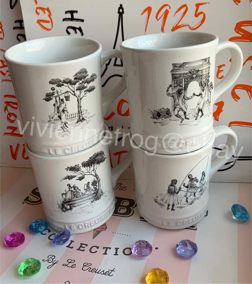 LE CREUSET SHEILA BRIDGES HARLEM TOILE DE JOUY COLLECTION SEATTLE MUG ...