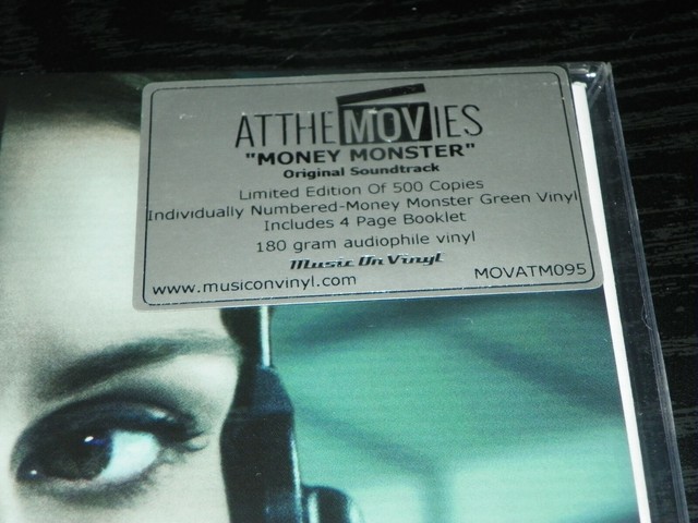 Money Monster - Soundtrack by Dominic Lewis (6.3oz Ltd Green 1lp Vinyl ...