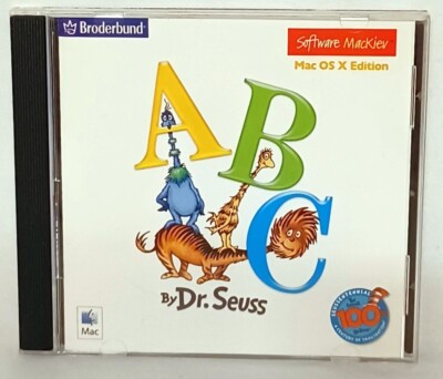 ABC by DR SEUSS CD-ROM BRODERBUND REQUIRES MAC OS X EDITION EDUCATIONAL ...