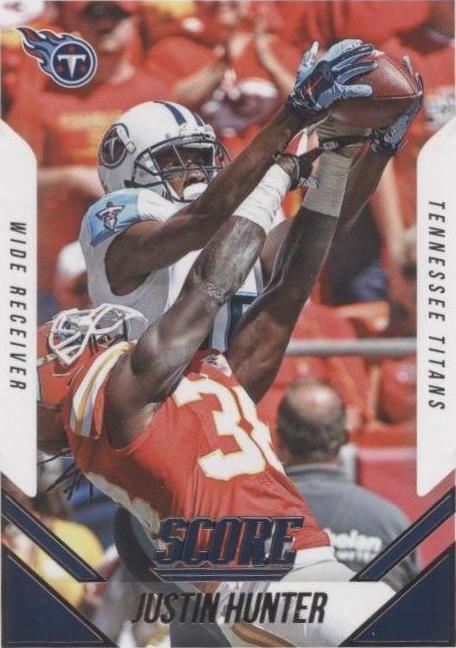 2015 Score - Justin Hunter #317 for sale online | eBay