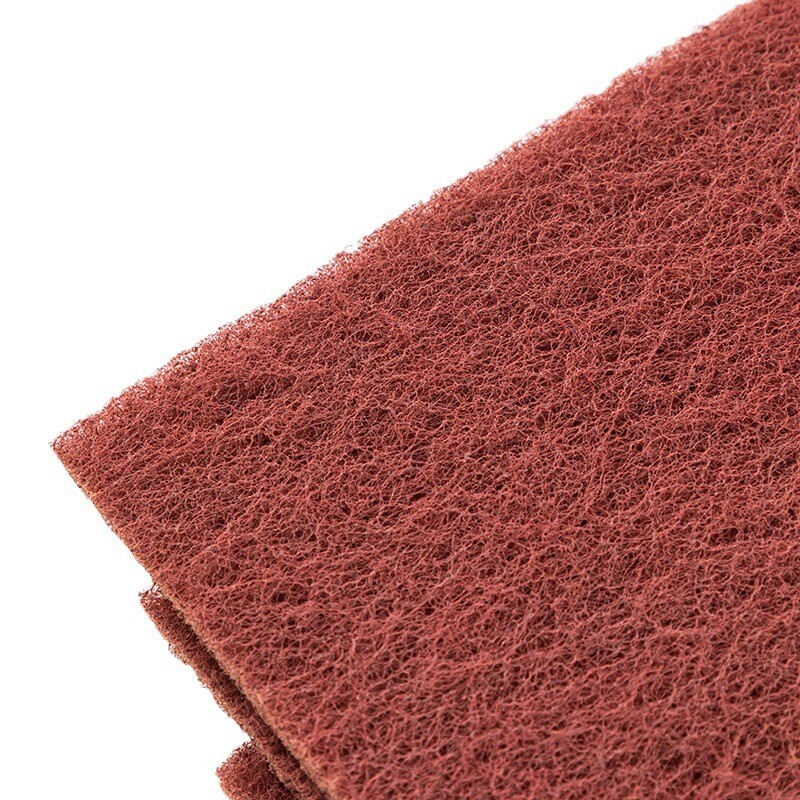 10Pcs Red Scuff Scotch Finishing Preparation Cleaner Hand Pads 6*9 inch ...
