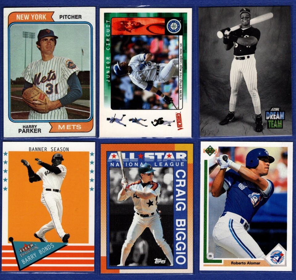 🔥 VINTAGE BASEBALL 200 CARD LOT • 1950s–90s • STARS • ROOKIES • BONUS ...