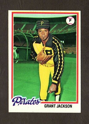 1978 Topps Baseball Card #661 Grant Jackson - Pittsburgh Pirates | eBay