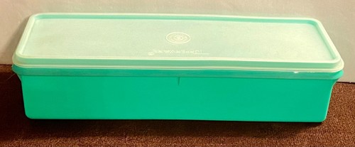 Tupperware Thin-Store Celery Keeper #892 with lid, Jadeite Green. EUC ...