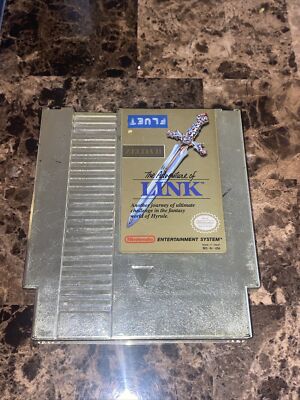 Zelda 2 The Adventure of Link Nintendo NES Gold Cartridge TESTED | eBay