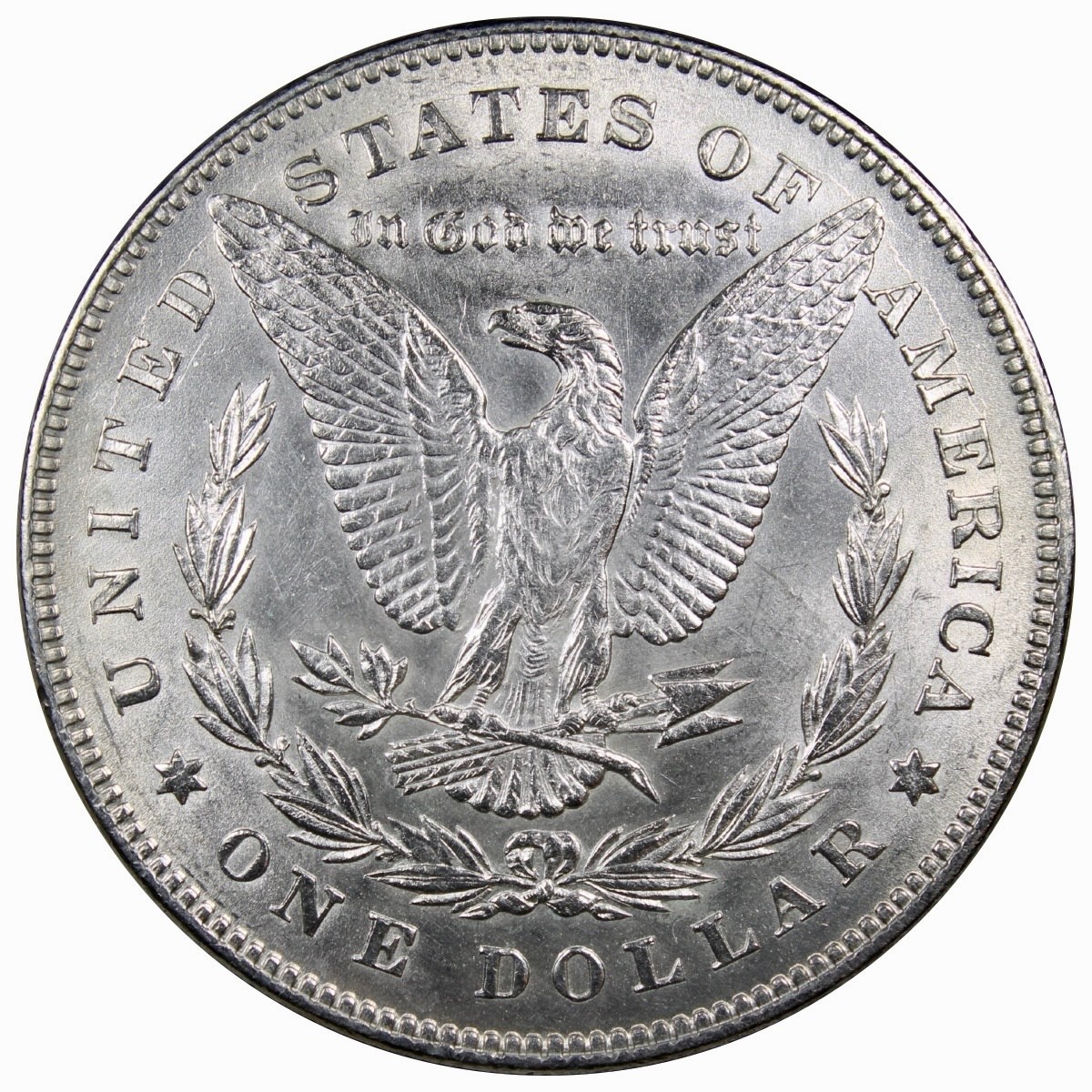1878 7TF Reverse of 1878 Morgan Dollar AU+ ALMOST UNC Details Cleaned ...