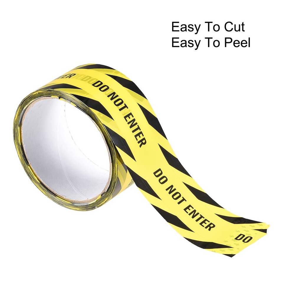 Caution Warning Tape DO NOT ENTER Marking, 82 Ft x 2 Inch(LxW),Yellow ...