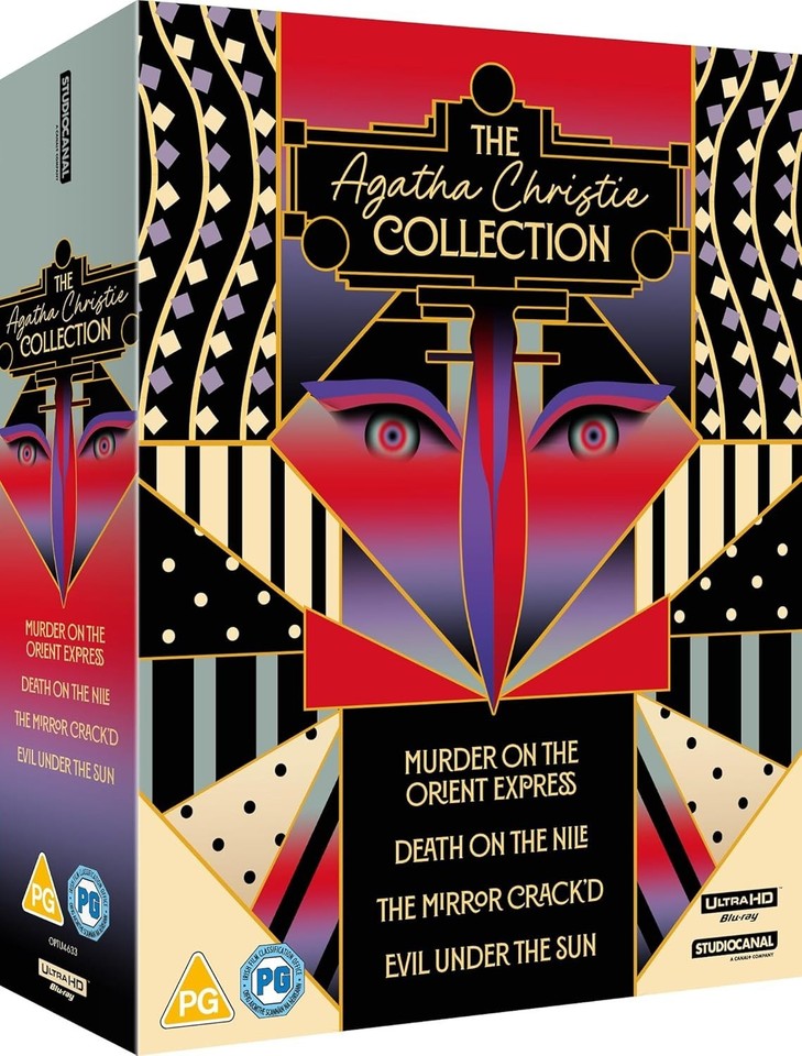 The Agatha Christie Collection 4-Film 4K UHD Blu-Ray Box Set BRAND NEW ...