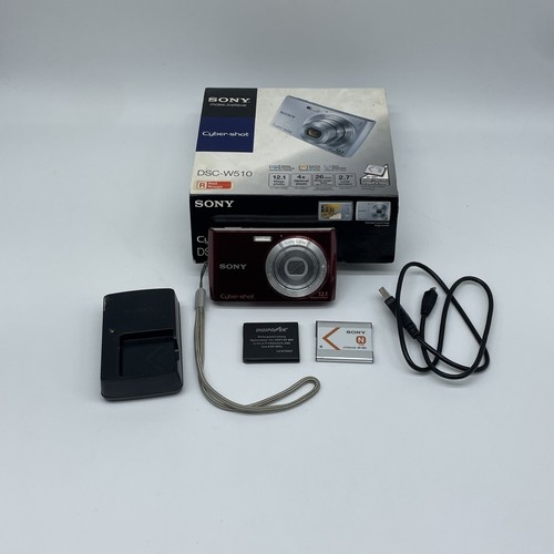 Sony Cybershot DSC-W510 12.1MP Digital Camera Tested Working Read ...