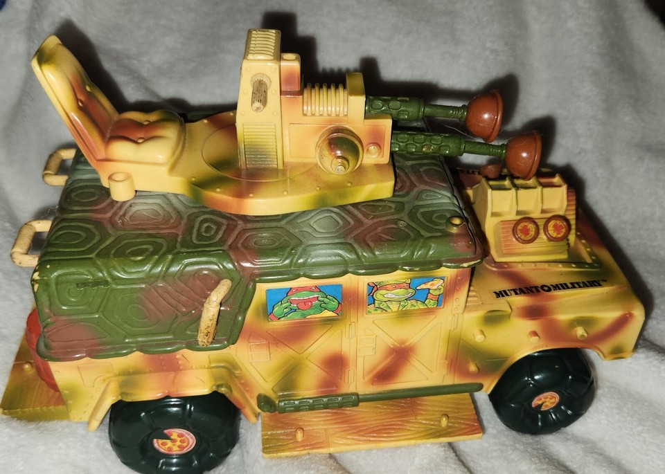 Vintage 1992 Teenage Mutant Ninja Turtle Jeep Mutant Military 9" Hummer ...