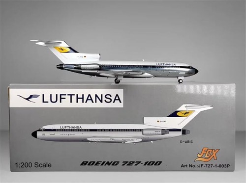 JFox JF-727-1-003P Lufthansa Boeing 727-100 D-ABIC Diecast 1/200 Model Airplane | eBay