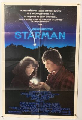STARMAN Original 1sh Vintage Movie Poster Jeff Bridges Karen Allen | eBay