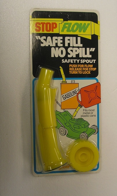 Stop Flow Safe Fill No Spill Safety Spout For Most Metal / Plastic Cans ...