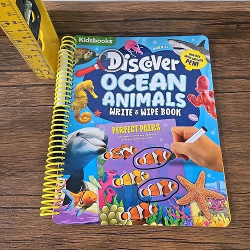 Kidsbooks Discover Ocean Animals:Write & Wipe Activity Book New | eBay
