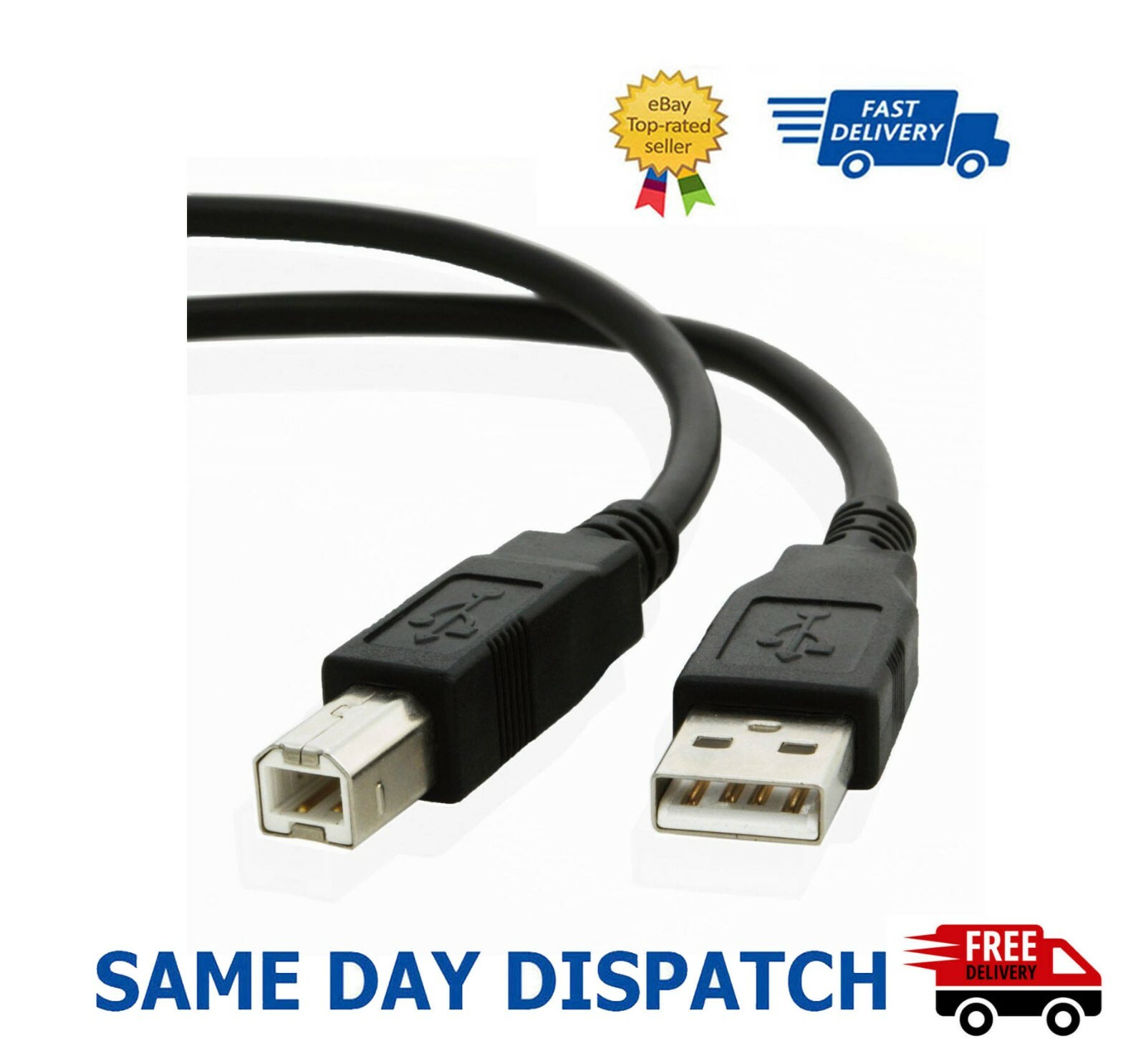 3m Printer Cable Lead for Canon Pixma MG3051 / MG3650 / MG4250 / MG5750 ...