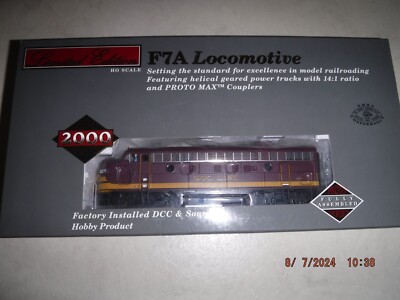 WALTHERS 2000 HO F7A SOO LINE LOCOMOTIVE #2227B w/MARS LIGHT, w/DCC ...