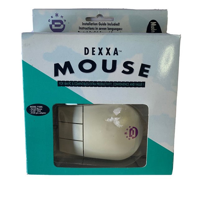 Dexxa Mouse Model 7100S Vintage 1991 LK for sale online | eBay