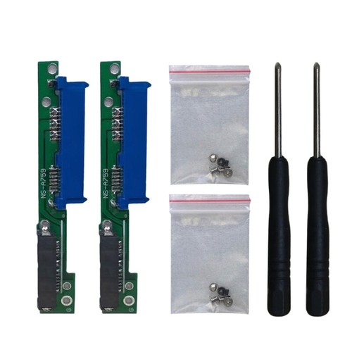 MicroSATA 7+6 Male to SATAs 7+15 Female 2.5inch Hard Driver Converters ...