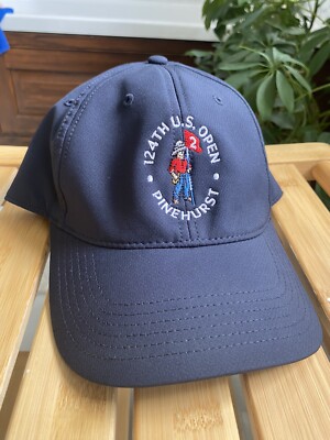 US Open Golf Pinehurst No. 2 Ahead Performance Golf Hat Navy | eBay