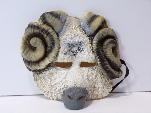 Seasons Satanic Devil Goat Half-Mask Halloween Costume Accessory ...